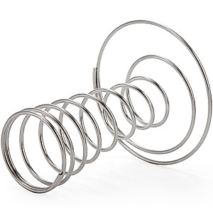 ZEAYEA 8 Pack Ice Cream Cone Holders, Stainless Steel Waffle Cone Holders, Pizza Cone Holders, Food Cone Display Stands for Kitchen Restaurant Party Supplies