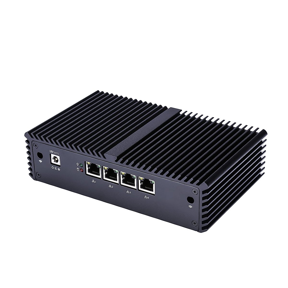 Qotom Multimedia Pc Q355G4 Intel I5-5200U AES-NI,Hd Graphics 5500 8Gb Ddr3 Ram 32Gb Ssd,4 Nics,Com Ports,OPNsense,Firewall,Cent Os Etc