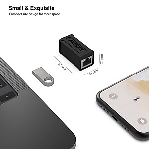 BENFEI RJ45 Inline Coupler, 5 Pack Cat7 Cat6 Cat5e Ethernet Coupler Female to Female
