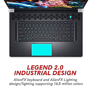 Alienware x17 R1, 17.3 inch FHD 360Hz Non-Touch Gaming Laptop - Intel Core i7-11800H, 32GB DDR4 RAM, 1TB SSD, NVIDIA GeForce RTX 3080 16GB GDDR6, Windows 10 Home - Lunar Light