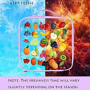 HASOIY Personalized Colorful Letter Patch Insulated Lunch Bag Custom Glitter Varsity Letters Reusable Lunchbox For Kids (purple)