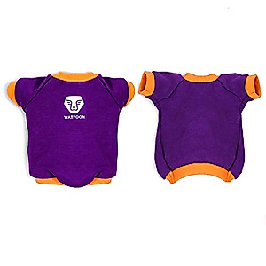 WATFOON Bearded Dragon Clothes Tank Accessories Costume Adjustable Reptile Hoodies Apparel Handmade Thermal Crew Warm Jacket for Skin Protection Photo Party Lizard Small Animal Gecko Chameleon(L)