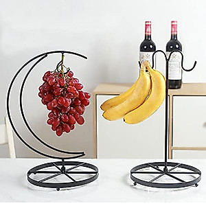 WOCTDTHW Banana Holder Hanger Hook Tree Stand Fruit Keeper Rack Kitchen Countertop