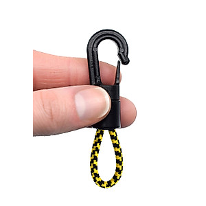 Teak Tuning Premium Complete Carrier, Zebra Colorway - Fingerboard Hook Key Chain, Stretchy Nylon - Made In the USA