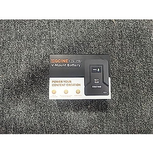 ZGCINE ZG-V99 V2 Upgraded Version Mini V-Mount Battery with 65W PD Charger kit, 99Wh 14.8V Support D-TAP/BP/Input and Output, V-Lock Battery Compatible with BMPCC 6K Pro/Canon EOS R5C/Sony FX3