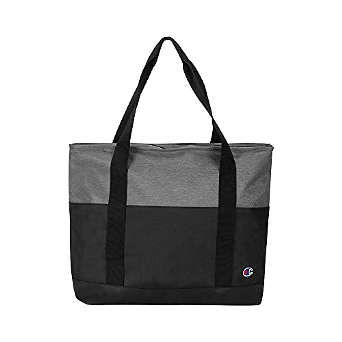 Champion unisex adult Signal Gym Tote Bags, Grey/Black, One Size US