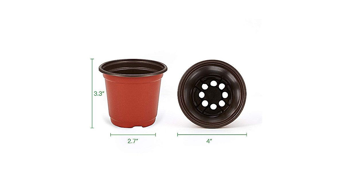 JERIA 100-Pack Plant Nursery Pots for Seedlings