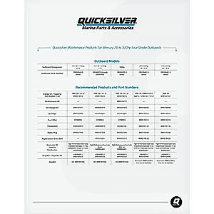 Quicksilver by Mercury Marine 8M0100526 Water Pump Repair Kit for Mercury or Mariner Outboards and MerCruiser Sterndrives