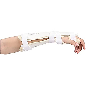 QIMIT Wrist Brace, Ergonomic Design Wrist Splint for Women for Sprain for Carpal Tunnel for Joint Instability for Sports Injuries for Men(Left hand, M)