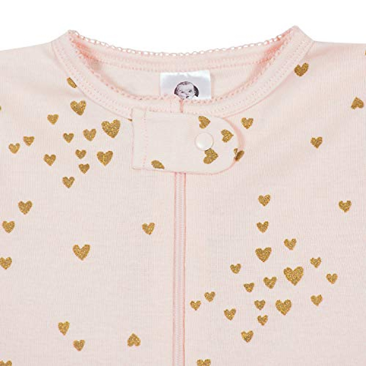 Gerber Baby Girls' 4-Pack Footed Pajamas, Love Llamas Pink, 18 Months