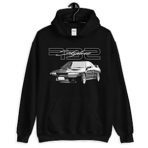 90s JDM Legend Car R32 Skyline Japanese Tuning Unisex Hoodie Black