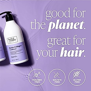 16.9 Fl Oz Biotin & Collagen Conditioner, Hair Growth Thickening Conditioner, Repair Dry, Damaged Thinning Hair, Infused with Vitamin B7 & Argan Oil, Free of Sulfate, Parabens and Gluten
