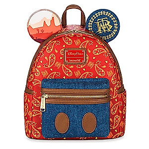 Loungefly Mickey: The Main Attraction Mini Backpack Big Thunder Mountain Railroad Limited Release
