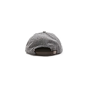 Obey Men's Afton Wool 6 Panel Cap, Heather Grey, One Size