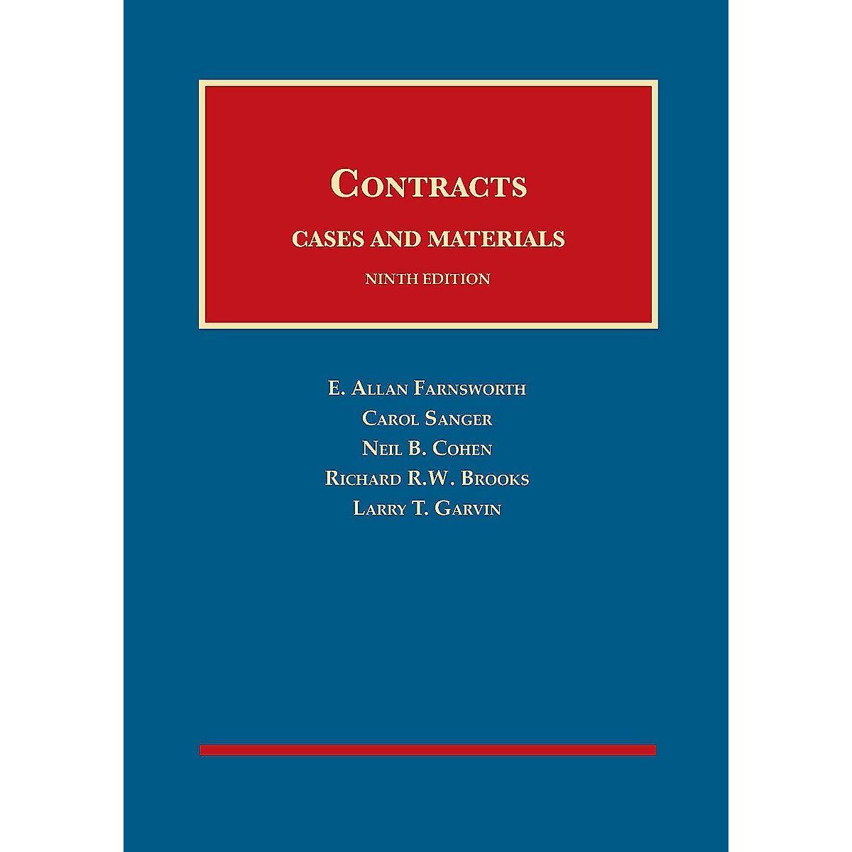 Cases and Materials on Contracts (University Casebook Series)