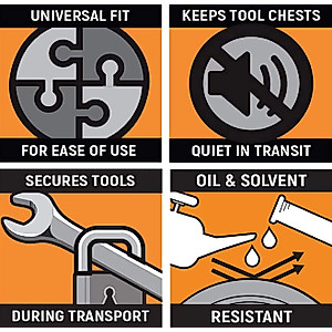 GEARWRENCH 4 Pc. Trap Mat Universal Tool Drawer Liners - 83370