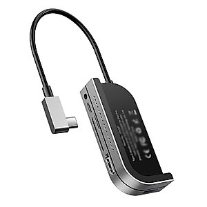 Port Expander 6 in 1 USB-C Splitter USB C Hub Adapter with 4K HDMI, USB 3.0, SD/TF Card Reader, 3.5mm Audio Port, USB C PD, USB C Dock USB Splitter