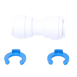 5/16" to 5/16" Refrigerator Water Line Tube Connector Unit Compatible with GE Replace WR02X11330