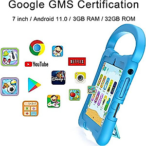 YOBANSE Kids Tablet, 7 inch Tablet for Kids 3GB RAM 32GB ROM