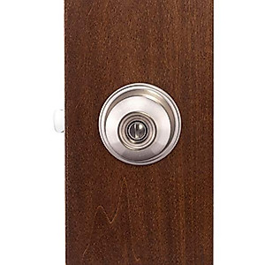 Copper Creek BK2030SS Ball Door Knob, Privacy Function, 1 Pack, Satin Stainless