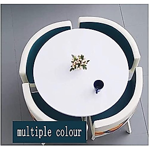 Office Reception Round Table- Conference Reception Room Coffee Table with Chair, Nordic Reception Desk and Chair Combination Hotel Tables and Chairs Simple Square 80cm Desktop Restaurant Tables and Ch