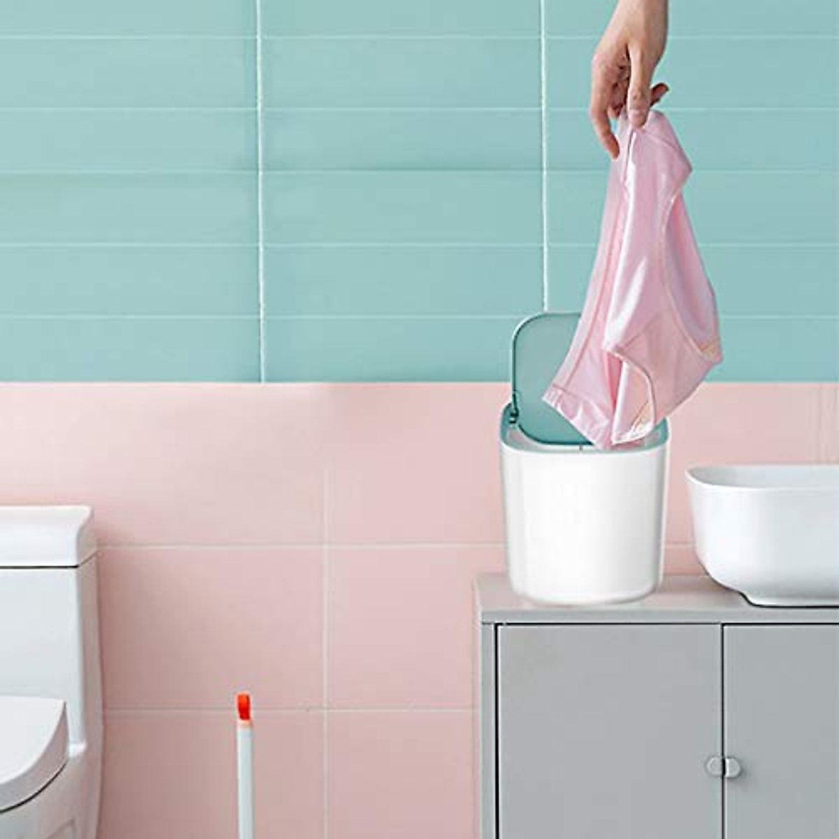 Mini Washing Machine Portable turbo Washers -USB underwear Panties Small Cleaning Mchine -Lightweight Travel Laundry Washer- For Camping Apartments Dorms Business (White)