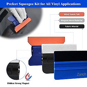 Zanch Vinyl Wrap Tool Kit,Complete Tools for Automotive Vinyl Wrap Film Installation - Beginner Friendly 35pcs