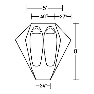 ALPS Mountaineering Mystique 2-Person Tent - Gray/Navy