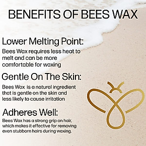 OMWAH Hard Wax Beads - All Purpose Wax Beans Brazilian Hair Removal (15.5 oz.)