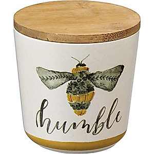 Primitives by Kathy Kitchen Canisters, Set of 3, Bees - Kind, Sweet, Humble