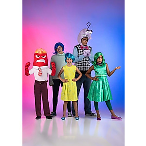 Fun Costumes Disney and Pixar Inside Out Sadness Dress for Adults, Deluxe Women's Sadness Outfit for Halloween and Cosplay (Medium) Blue