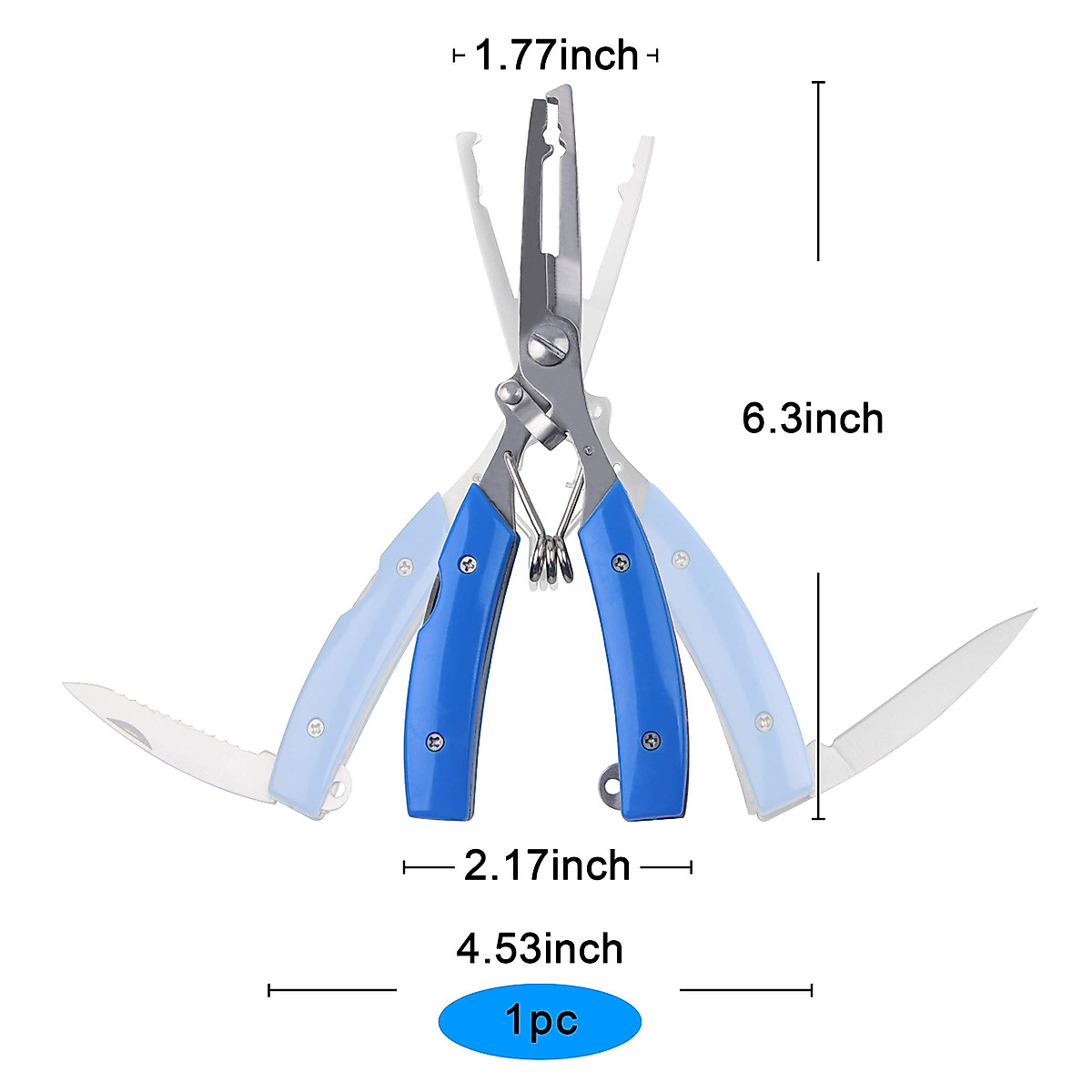 Blank Fishing Lure Making Kit 280PCS DIY Fishing Lure Kit Topwater Unpainted Swimbait Crankbaits Minnow Hard Lures Treble Hooks Fishing Pliers Eyes Stickers Make Your Own Fishing Lures