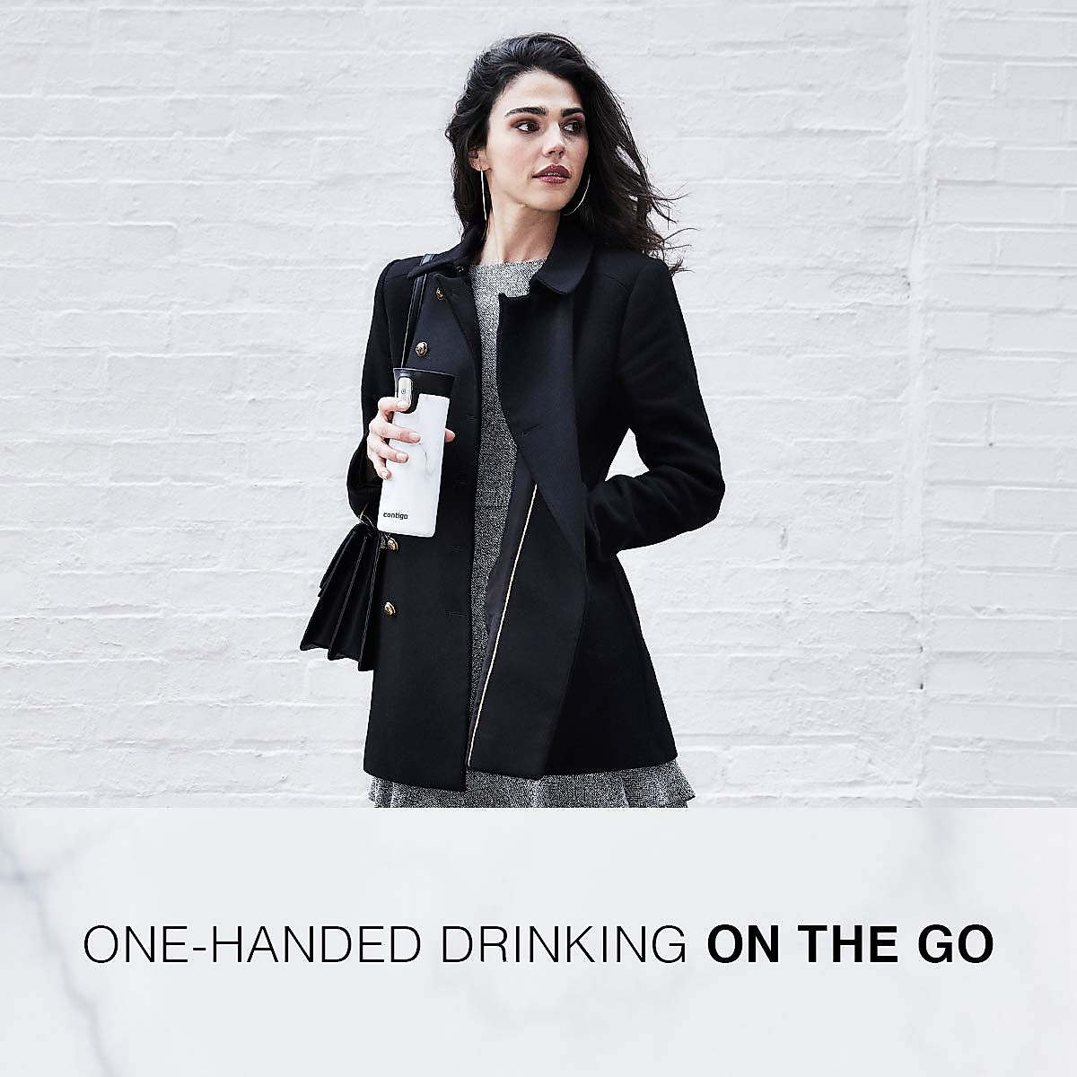 Contigo Couture AUTOSEAL Vacuum-Insulated Stainless Steel Travel Mug, 14 oz, Cloud Burst