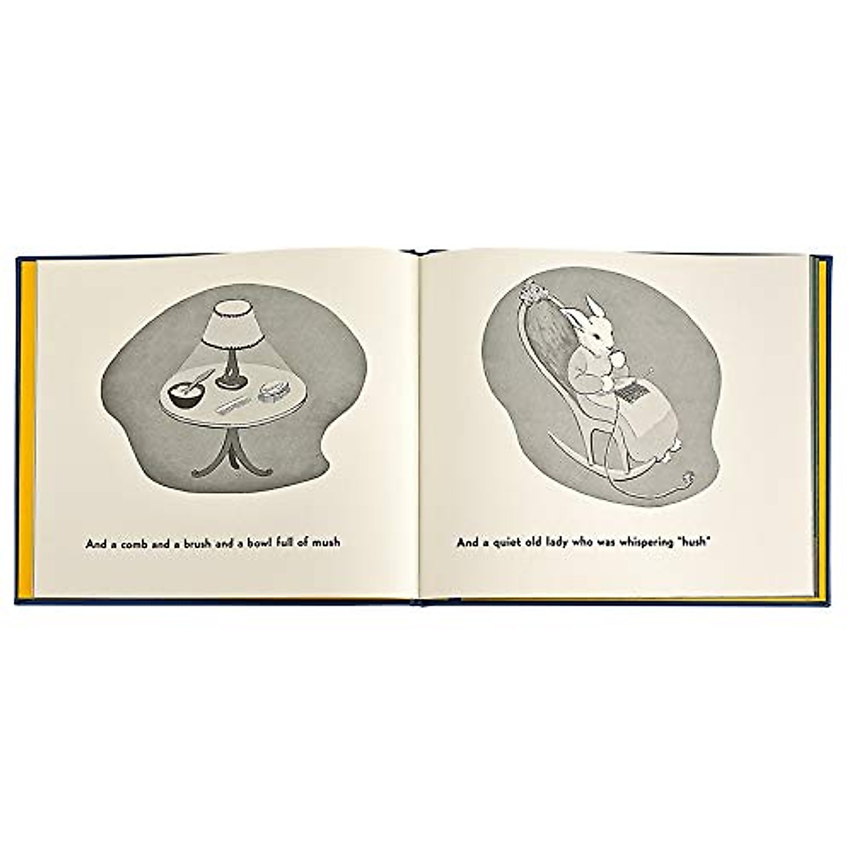 Graphic Image Goodnight Moon Classic Book Handbound Genuine Calfskin Luxury Leather