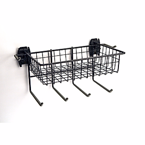 Organized Living Activity Organizer Skate Rack with Basket