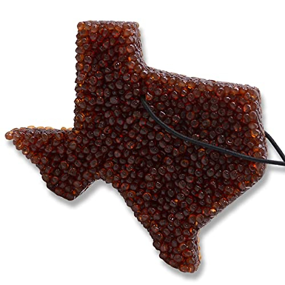 Lavender and Leather Scented Light Purple and Brown Texas State Shapes, Freshies Air Freshener 2-Pack, Lone Star Candles and More Car Fresheners