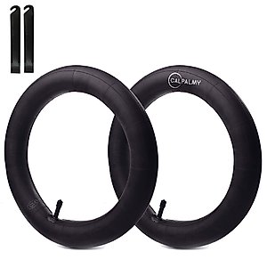 CALPALMY (2 Pack) 14’’ x 1.75/1.95/2.125 Kids Bike Replacement Inner Tubes - Inner Tube Replacement with 32mm Schrader Valve Compatible with Schwinn Roadster Tricycle and Steerable Kids Bike and More