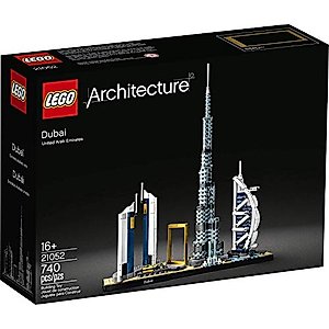 LEGO Architecture Skylines: Dubai 21052 Building Kit, Collectible Architecture Building Set for Adults (740 Pieces)