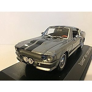 GreenLight Collectibles Gone in Sixty Seconds 1967 Ford Mustang Eleanor 1/43 Scale Diecast Model Car Gray