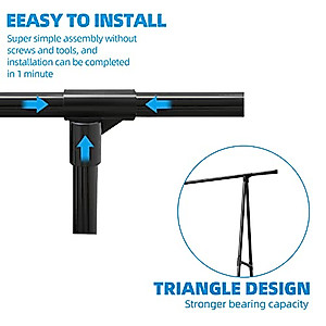 QPEY Small Metal Clothing Rack with Wheels,3-Tier Clothes Garment Coat Rack,Clothes Rack for Hanging Clothes,Portable Rolling Clothes Rack for Hanging Clothes,Coats,Skirts,Shirts,Sweaters