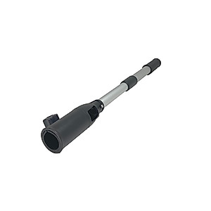 Pactrade Marine Boat Tiller Handle Extension Ergonomic Grip Anodized Aluminum Tubing Suitable for Outboard and Hand-Operated Universal Trolling Motor (Extendable 17.5" - 24.6")