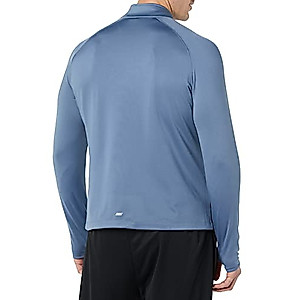 Amazon Essentials Men's Slim Fit Performance Stretch Quilted Active Jacket, Deep Blue, Large