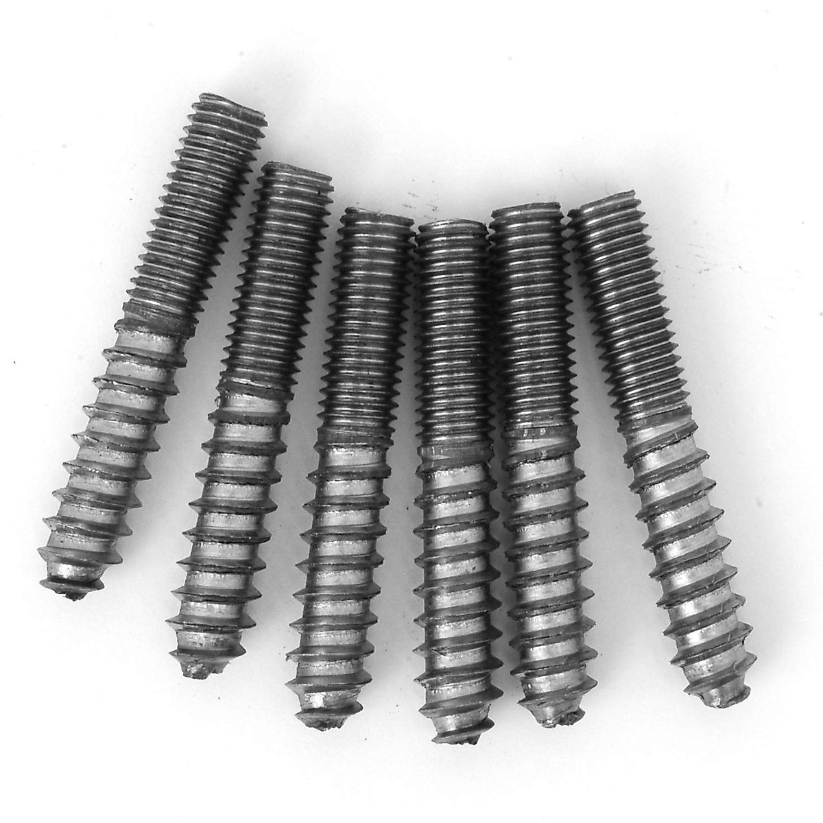 Wallace Flynn Leg Daddy M10 x 1.5 Metric Hanger Bolts for Wooden Sofa Legs, Set of 6