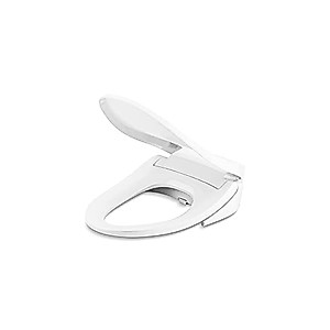 KOHLER 18751-0 PureWash E525 Elongated Warm Water Bidet Toilet Seat, Electric Bidets for Existing Toilets, Adjustable Bidet Sprayer, White