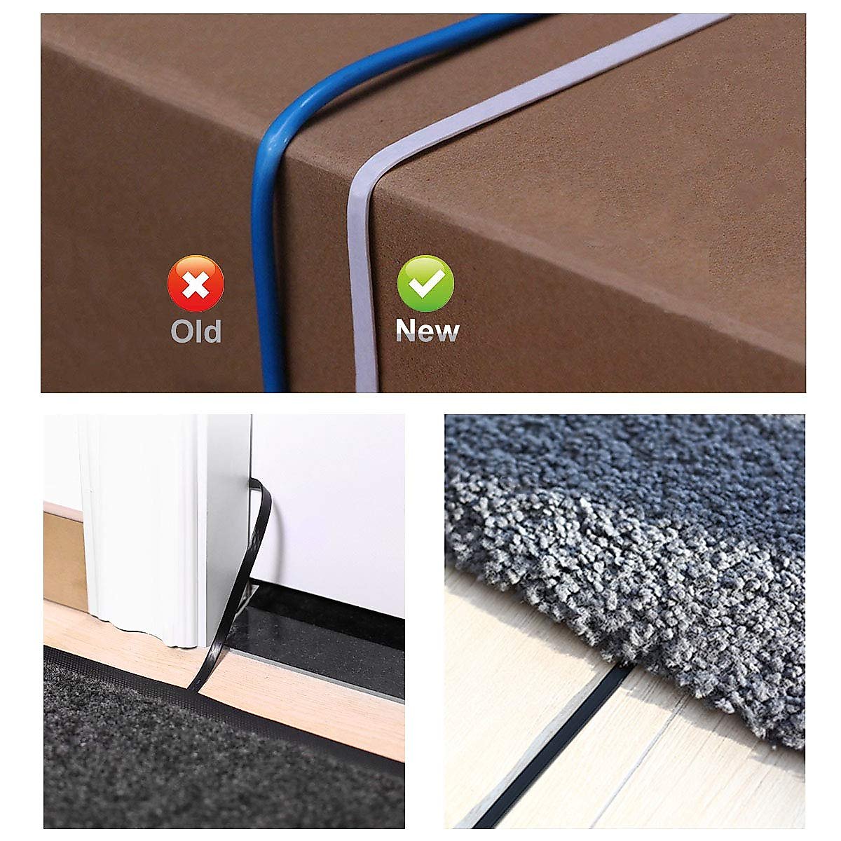 Ethernet Cable CAT 6, [2 Pack x 2 Meter] Durable Flat Ethernet Patch Cables 1000Mbps Network Cable Universal RJ45 Ethernet Cables for Pc, Computer Server, Printer, Router - New
