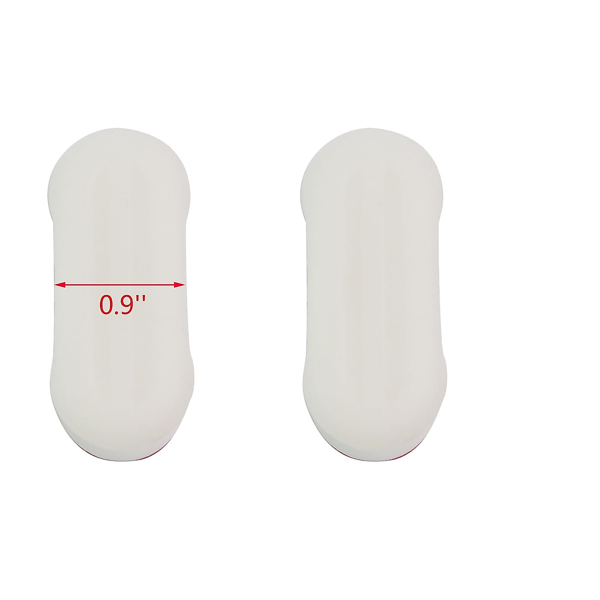 UTALIND 4Pcs Trusted Toilet Seat Bumpers Pads Bumper for Bidet Attachment to Protect Toilet Bowl from Damage, with Strong Adhesive