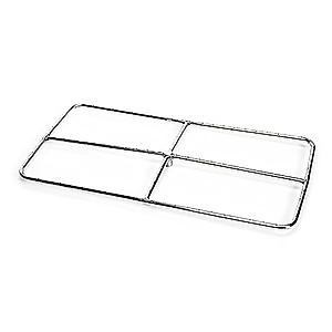 HPC Fire Rectangle Stainless Steel Fire Pit Burner (FRSR-36X18-NG), 36X18-Inch, Natural Gas