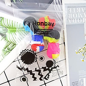 Honbay 5PCS Silicone Skull Shape Wax Concentrate Containers Non-Stick Silicone Oil Storage Jar Mini Container for Multi Use (3ml)