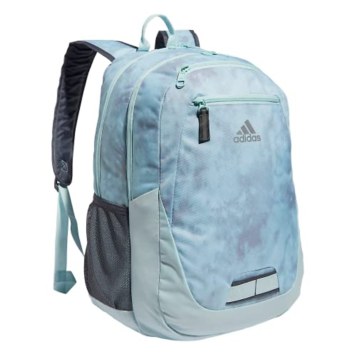 adidas Foundation 6 Backpack, Stone Wash Almost Blue-Grey Two/Almost Blue/Silver Metallic, One Size