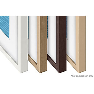 SAMSUNG QN55LS03BAFXZA 55" The Frame 4K UltraHD Smart QLED TV with a VG-SCFA55WTB 55" The Frame Customizable Bezel - Modern White (2022)